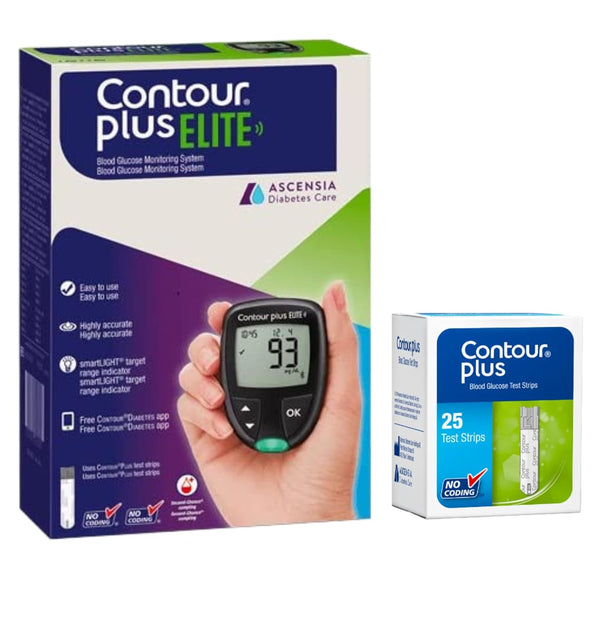 Contour Plus Elite Blood Glucose Monitoring System (with Bluetooth) Gl ...